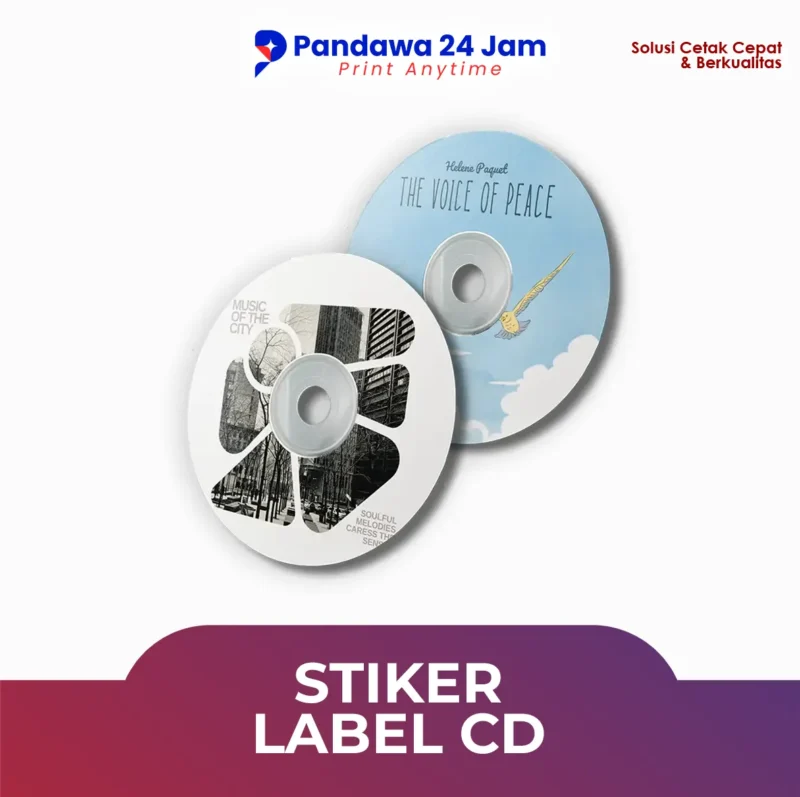 Stiker Label CD - Pandawa Percetakan 24 Jam