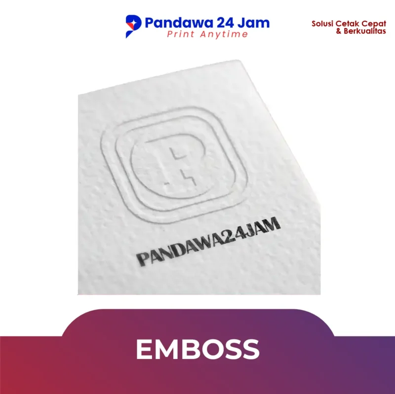 Emboss - Pandawa Percetakan 24 Jam