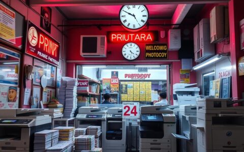 Layanan Print dan Fotocopy 24 Jam Terdekat