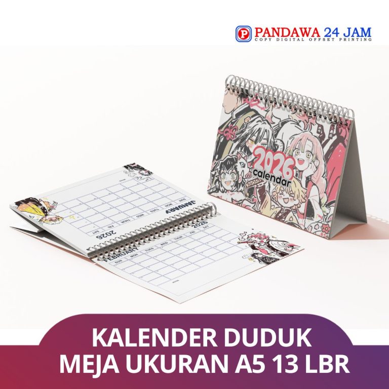 Ukuran Cover Buku A5 untuk Desain dan Cetak
